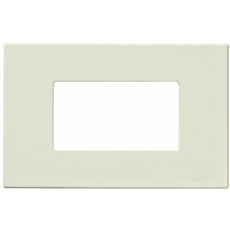 Vimar Placca 3 m, Resina, Scatto Avorio