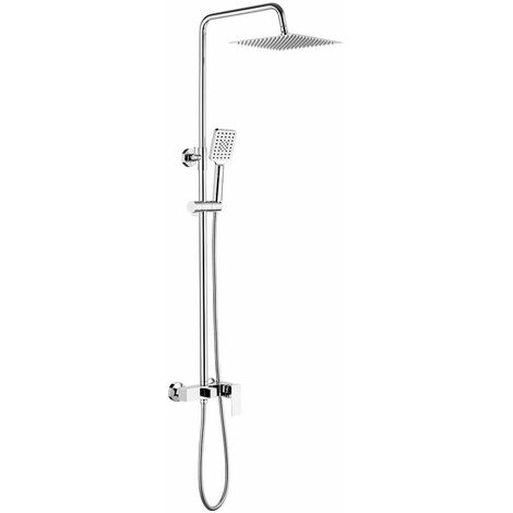 Ibergrif M17005 Doccia Soffione Completo, Asta Doccia con Soffione e ...