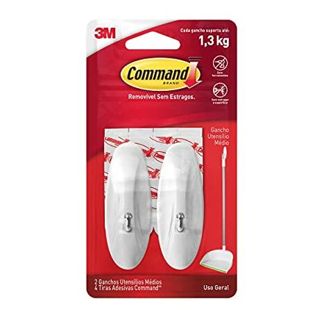 Command Medium Wire Hooks with Strips (17068)