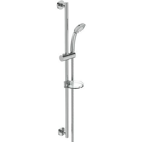 Ideal Standard - Idealrain, Kit asta doccia, Saliscendi con accessori, Cromato