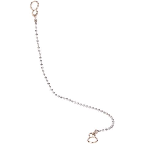 Merriway BH02250 Catena a Sferette per Bagno con Gancio a S, Finitura ...