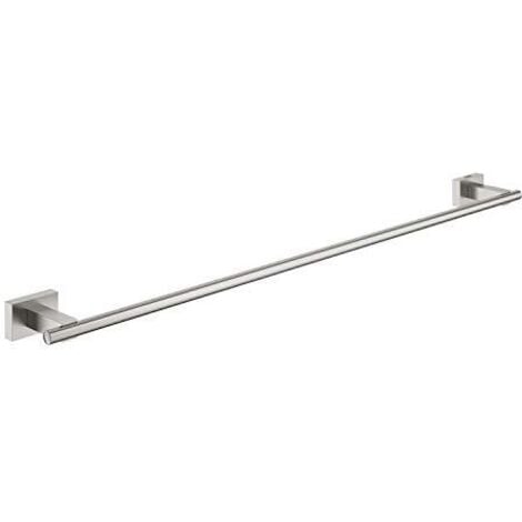 Grohe 40509DC1 Essentials Cube Porta Salviette, Grigio Satinato