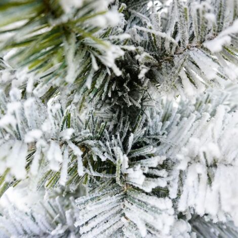 Albero Di Natale Pinetto Innevato 60 Cm Fogliame Folto e Realistico In ...