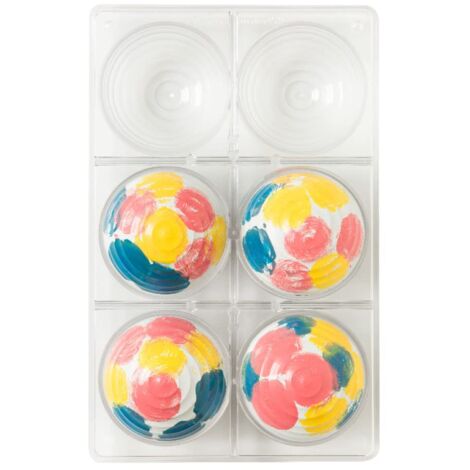Decora 0050090 Stampo Professionale Cioccolatino Mezza Sfera Moderna ...