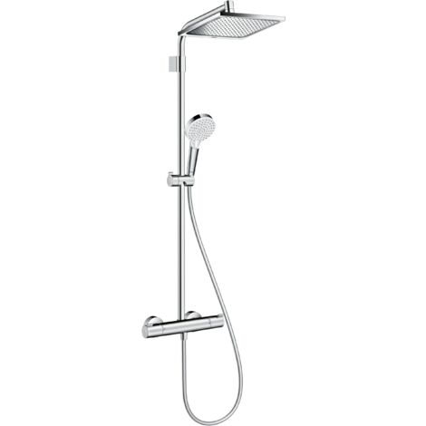 hansgrohe Crometta E Colonna doccia 240 Varia con termostatico, cromo ...