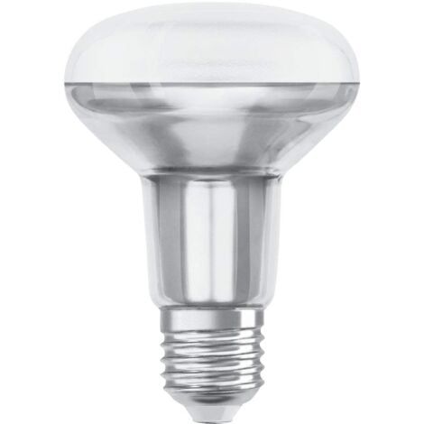 OSRAM LED SUPERSTAR R80 Lampadina LED con Riflettore, Attacco: E27, Bianca Calda, 2700 K, 8.50 W ...