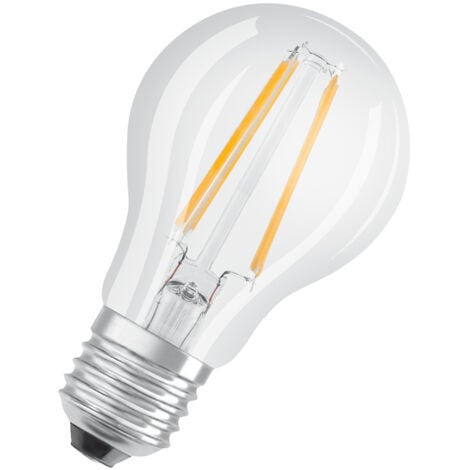 Osram Lampada LED BASE CLASSIC A FIL 60 con attacco E27, goccia, confezione doppia, 6.5 W, 806 ...