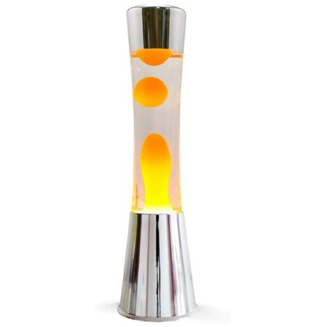 I-TOTAL - Lava lamp Magma / 40 CM (Bianco Arancione)