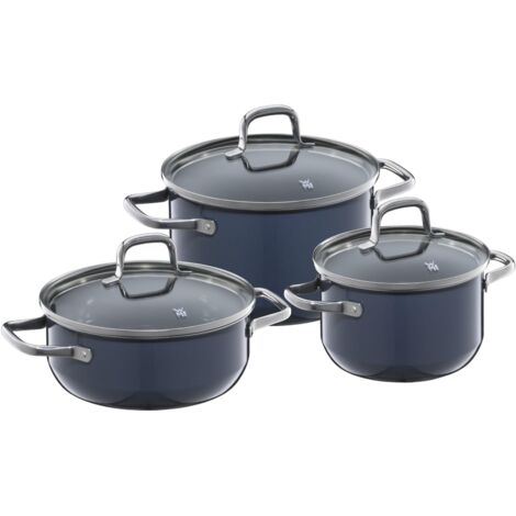 WMF Fusiontec Essential - Set di pentole a induzione, 3 pezzi, con ...