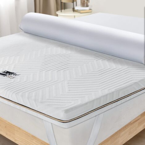 Bedstory Topper Singolo 80x190 cm, Materasso Singolo con Infuso di Gel ...