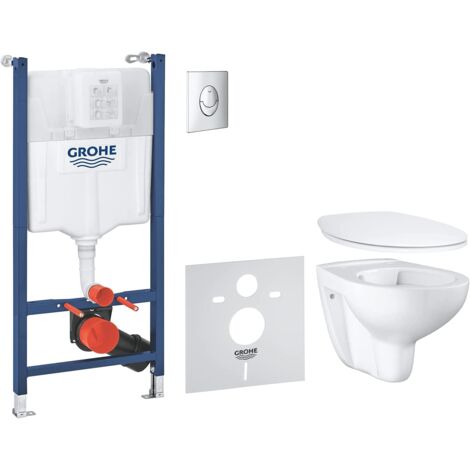 GROHE Solido Set 5 in 1 con Bau ceramica per WC altezza di ...