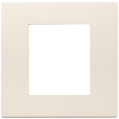 Vimar 30642.01 LINEA Placca 2 moduli, tecnopolimero, dimensioni 9 x 8.8 ...