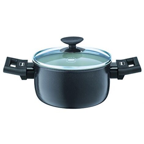 Berndes Alu Specials Smart Kochtopf mit Glasdeckel 16 cm Casseruola con ...