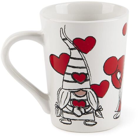 Excelsa, Set 4 Mug Gnome Sweet Home, Cl.38, Stoneware