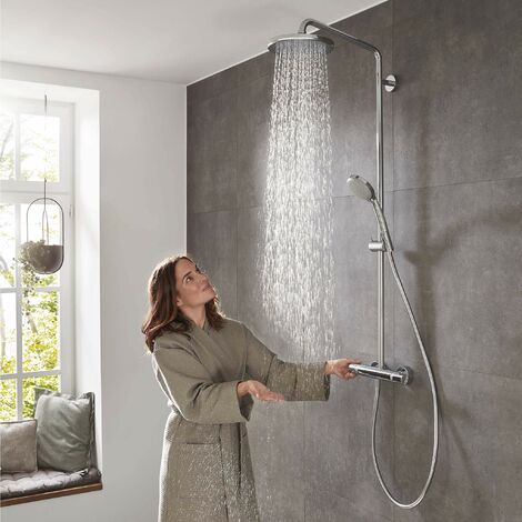 Hansgrohe 27185000 Croma 220 Air 1Jet Showerpipe
