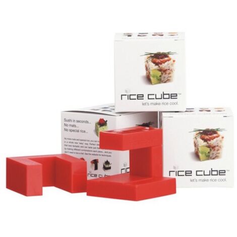 Rice Cube RC01, Rosso, 20.1x15.1x10.1 cm