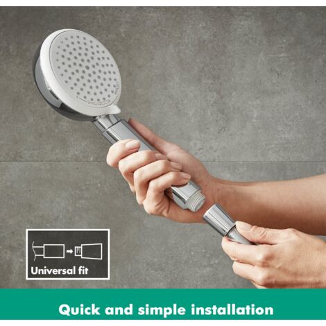 hansgrohe Crometta 100 - Doccetta per doccia a risparmio idrico 9 l/min ...