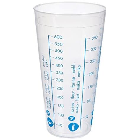 Metaltex 736200 Bicchiere GRADUATO PLASTICA 0,75 LTS, Tinta Unita, Estándar