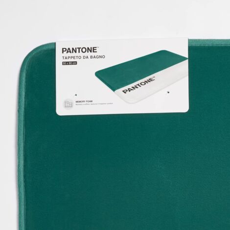 Pantone™ - Tappeto Bagno Antiscivolo in Memory Foam, Assorbente e ...