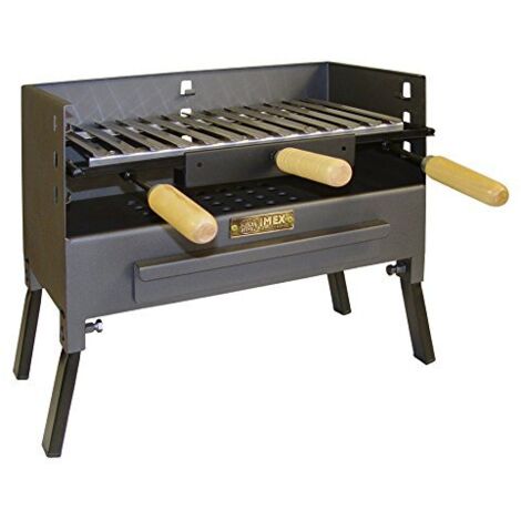 IMEX EL ZORRO 71422.0 Barbecue Tavolo con griglia, Nero, 43. 5 x 24. 5 ...