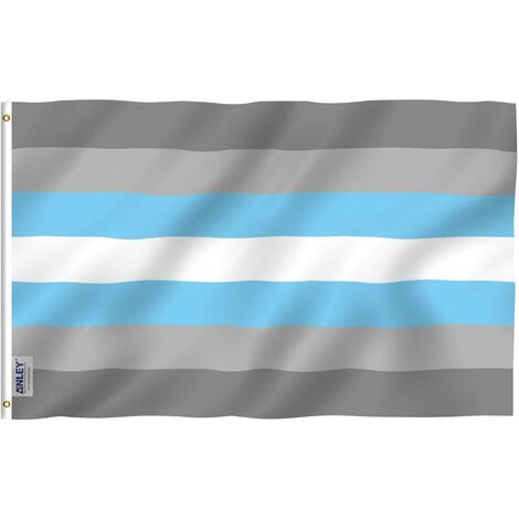 Anley Fly Breeze 3x5 piedi Demigender Demiguy Pride Flag - Resistente ...