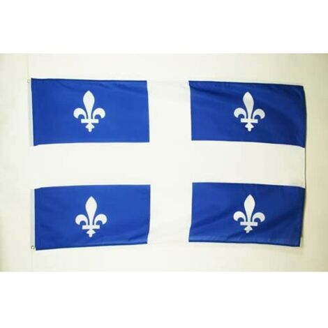 AZ FLAG Bandiera Quebec 150x90cm - Bandiera Canadese - Canada 90 x 150 cm