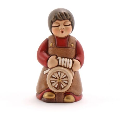 THUN® - Donna Tessitrice con Arcolaio - Versione Rossa - Statuine ...