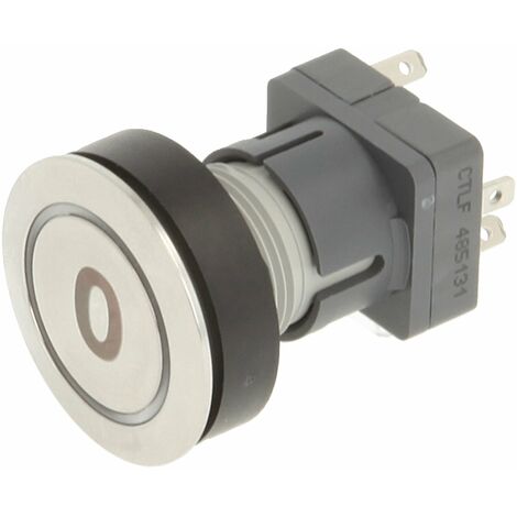 Schlegel 23.000.902 pulsante in acciaio inox, illuminazione ad anello ...