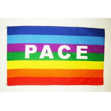AZ FLAG Bandiera Arcobaleno Pace 90x60cm - Bandiera Pace - Rainbow Flag ...