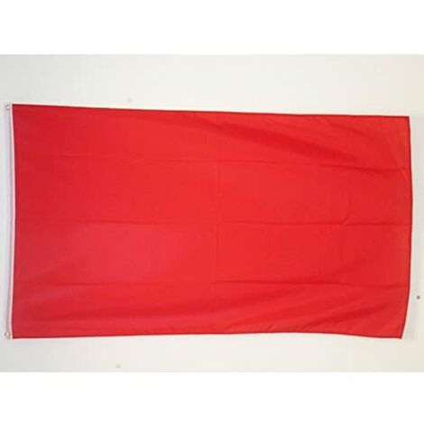 AZ FLAG Bandiera Monocolore Rosso 150x90cm - Bandiera Rossa 90 x 150 cm
