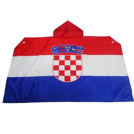 BANDIERA CROAZIA - BODY BANDIERA CROATA 90 x 150 cm per tifosi con ...