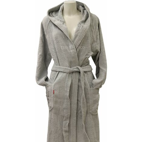 Gabel - Accappatoio adulto unisex in spugna di puro cotone idrofilo ...