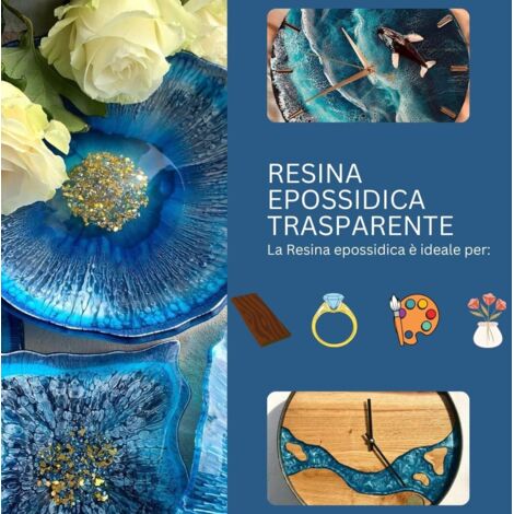 Resin Pro ® 1,6 KG Resina Epossidica Ultra Trasparente Atossica ...