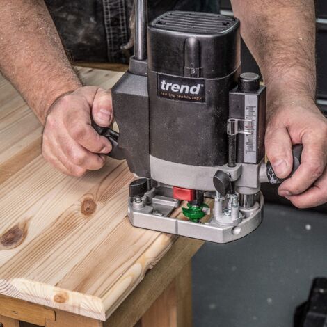 Trend Fresa a immersione 1000 W 8 mm a velocità variabile 230 V EU ...