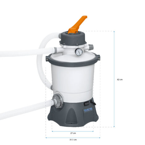 Bestway 58515-5 Pompa di filtraggio a sabbia da 3.028 l/h