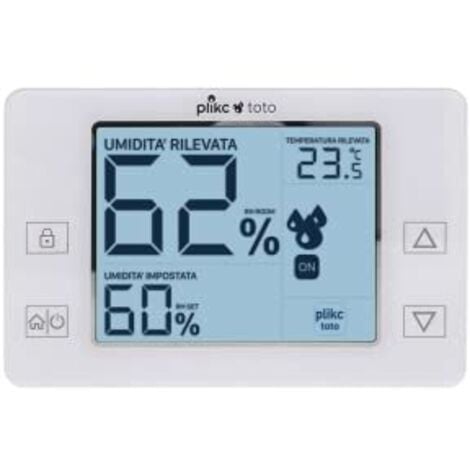 Umidostato igrostato digitale da parete - contatto in scambio da 6 (2 ...