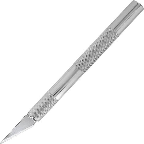 Bisturi de precision hoja metal Gris