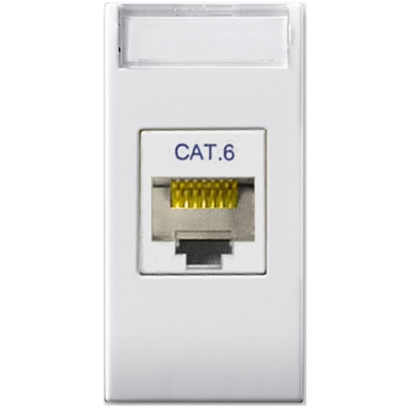 Socket de Red LAN Ave Domus Sistema 44 RJ45 cat6 UTP 441027C6