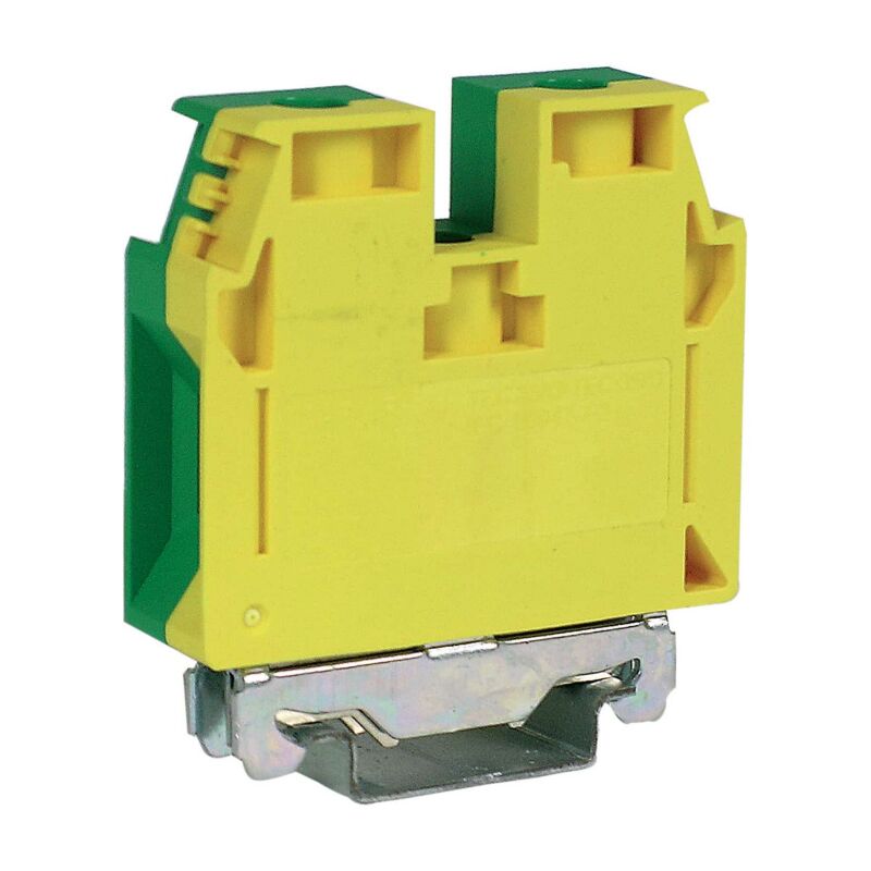 Abrazaderas de tierra Cabur TEC.35/O 35mm amarillo/verde TO320