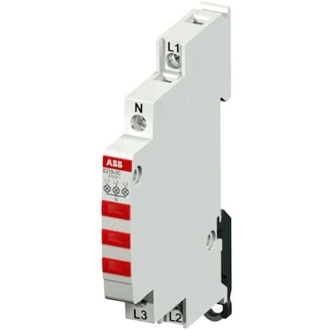 ABB señalización modular E219-3C indicador luminoso 415/250V M141330