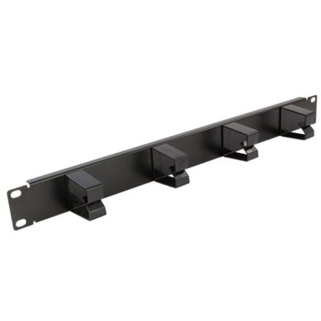Artículo rack 19" anillos altura 80 mm 1 unidad negro 20327N