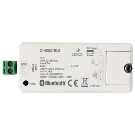 Ledco DM500/BLE Bluetooth Mesh LED Strip Dimmer Controller