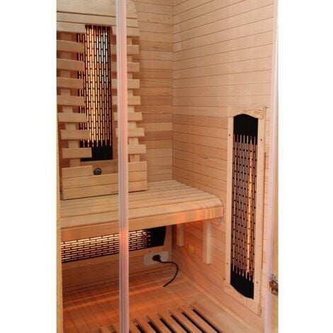 Bagno Italia Sauna Infrarossi 90x90 con 4 irradiatore full spectrum e 1 in carbonio