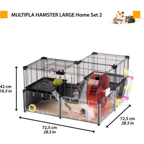 Ferplast MULTIPLA HAMSTER LARGE Cage pour hamsters et souris modulable ...