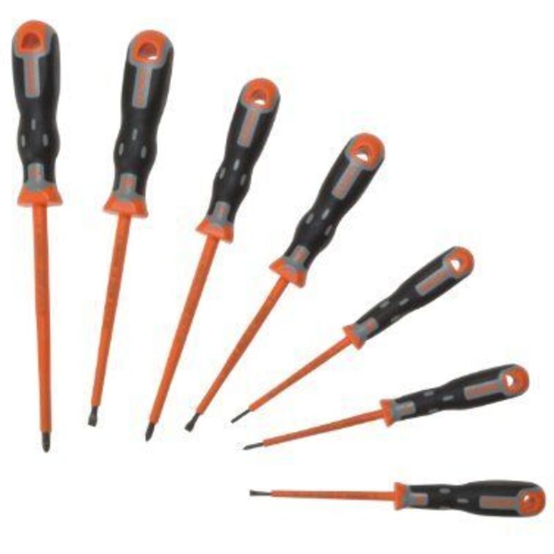 Jeu de tournevis avec étui VDE (7 pcs) - BAHCO 202032 Tekno Plus