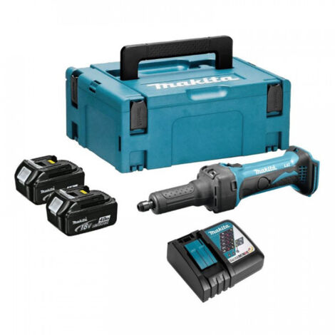 Meuleuse droite sans fil LXT 18V Li-Ion (2x 4,0Ah) avec MAKPAC - MAKITA ...