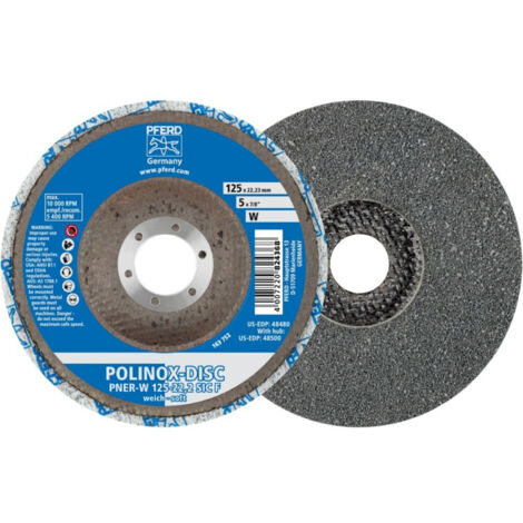 Schleifrad POLINOX 125mm weich Pferd