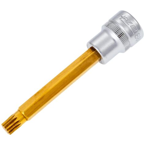 HAZET Schraubendreher-Steckschlüsseleinsatz 8808LG-8 Vierkant hohl 10 mm (3/8