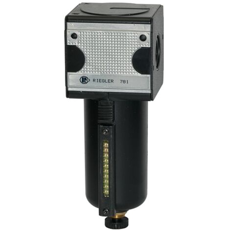 Riegler Filter »multifix«, Metallbeh. u. Sichtrohr, 5 µm, BG 3, G 3/4, HA