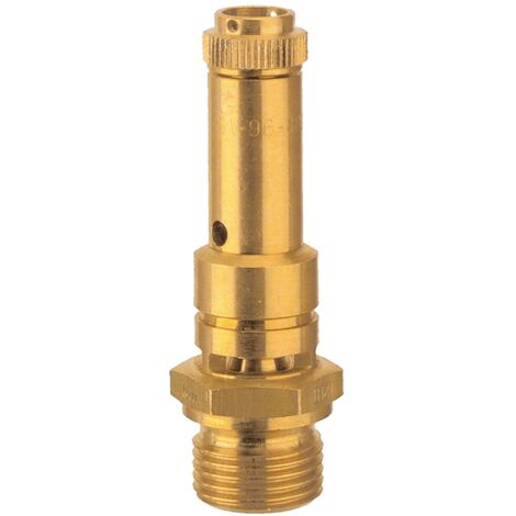 Riegler Sicherheitsventil DN 8, Messing, G 1/4, Ansprechdruck 9,5 bar